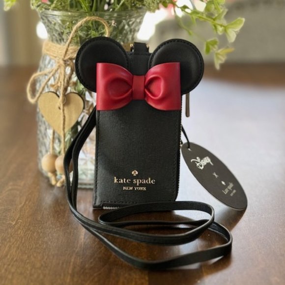kate spade | Accessories | Kate Spade X Disney 3d Case Card Lanyard ...